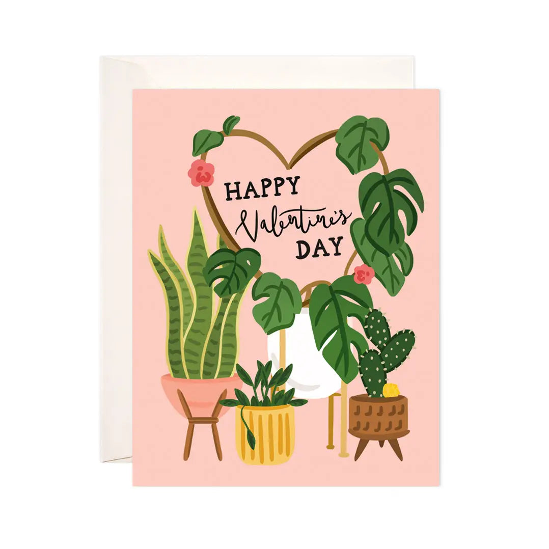 Monstera Valentine's Day Greeting Card – Habitat Plants + Coffee