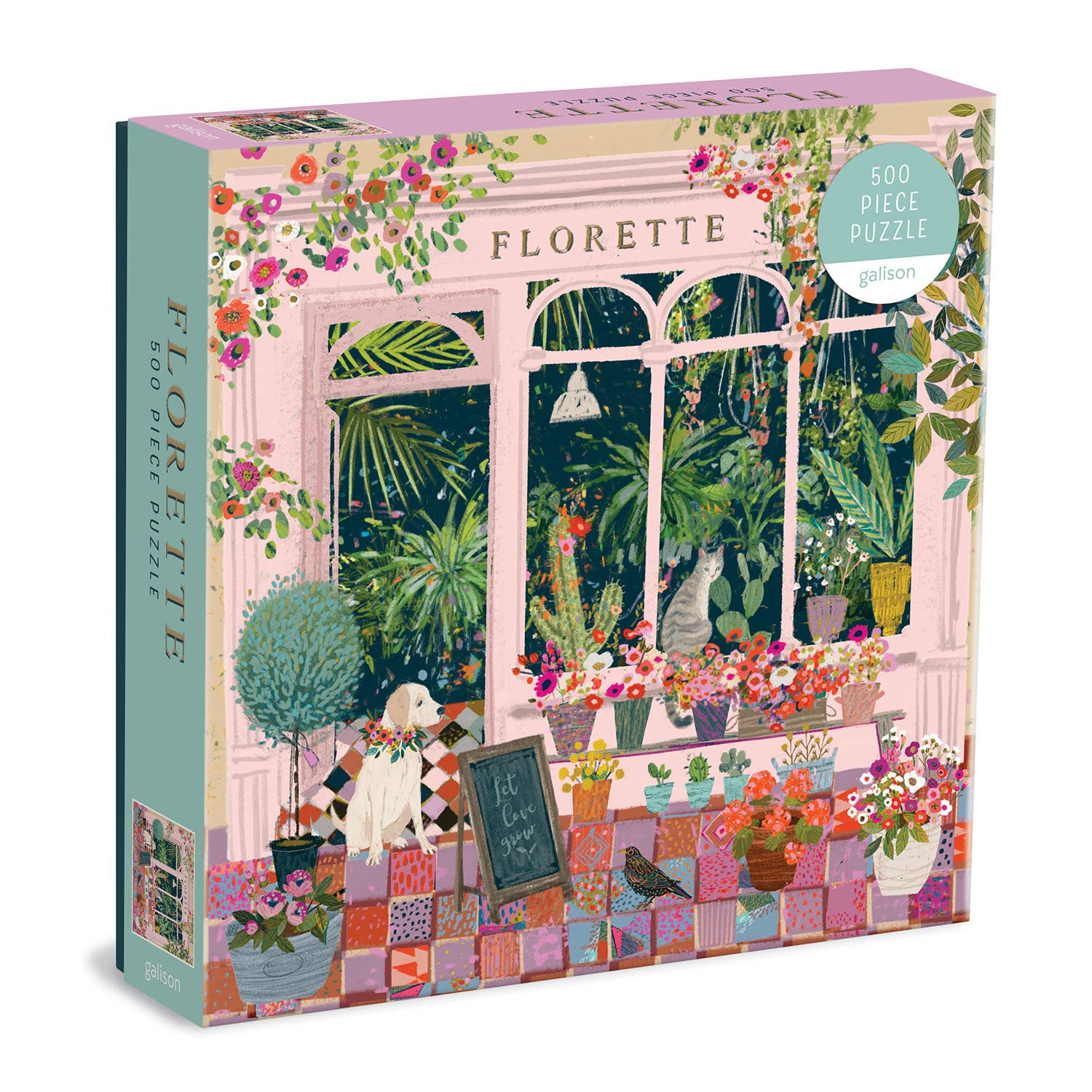 Florette 500 Piece Puzzle – Habitat Plants + Coffee